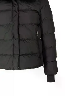 Tahari Quilted Puffer Jacket With Detachable Hood