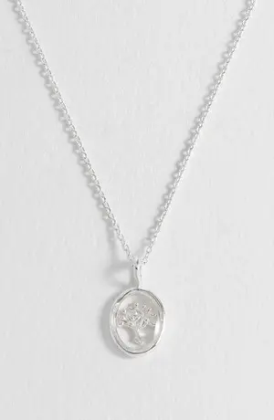 Estée Lauder Plated Tree Of Life Pendant Necklace