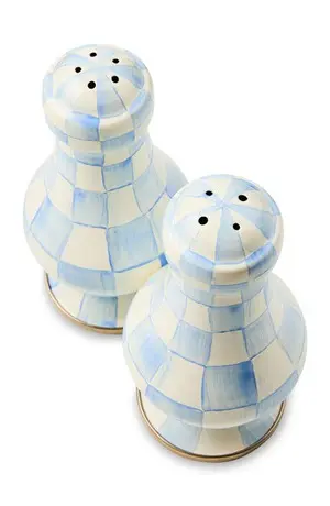 MACKENZIE-CHILDS Enamel Large Salt & Pepper Shaker Set