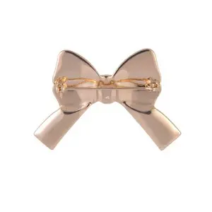HALLMARK American Flag Bow Pin With Crystal Accents
