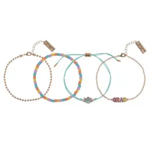 HALLMARK Pastel Graduation Bracelet Set - Multicolored