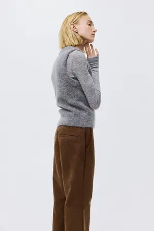 H&m Bootcut Trousers - Brown