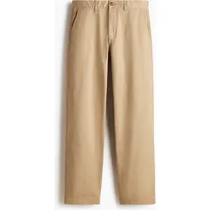 H&m Relaxed Fit Cotton Chinos - Beige