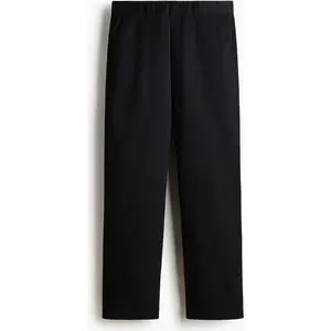H&m Relaxed Fit Cotton Chinos - Black