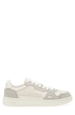 Axel Arigato Dice Lo Cracked Leather Sneakers - Beige/light Grey