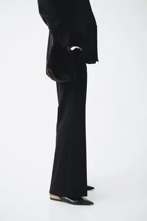 H&m Mama Bootcut Trousers - Black
