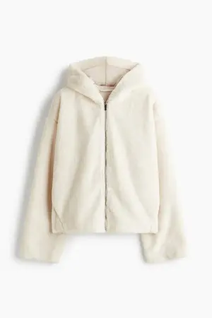 H&M Zip-through Hooded Fleece Jacket