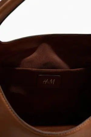 H&m Slouchy Shoulder Bag With Tab And Carabiner Hook Fastening