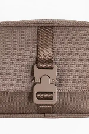 H&m Crossbody Bag With Adjustable Strap And Buckled Flap
