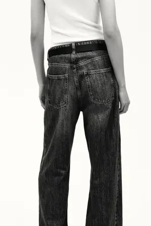 H&M Wide Leg High Rise Jeans