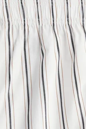 H&m Ankle-length Cotton Trousers With Elasticated Waist