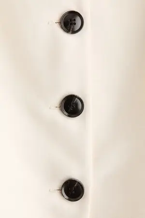 H&M Square-neck Blazer With Button Detail