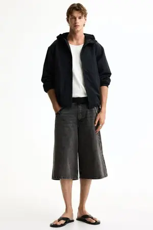 H&M Water-repellent Nylon Hooded Windbreaker