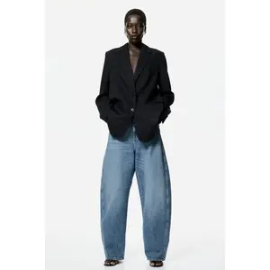 H&m Single-breasted Blazer In Twill - Black