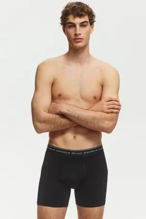 H&m 3-pack Coolmax® Mid Trunks Black