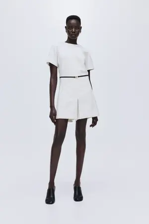 H&m Belted Playsuit