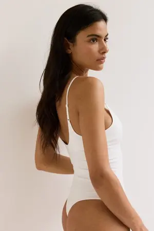 H&m Seamless Padded-cup Thong Bodysuit