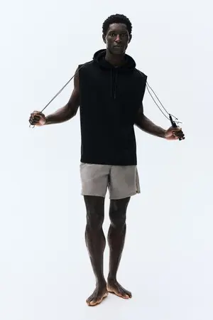 H&m Sleeveless Sports Hoodie With Drymove™ Technology