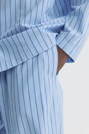 H&m Poplin Pyjama Shirt And Bottoms