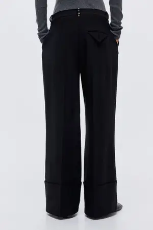 H&m Tailored Rivet Detail Trousers