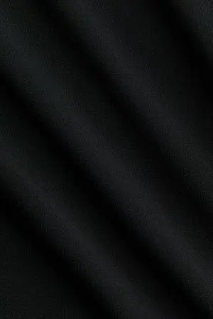 H&m Sleeveless Top With Asymmetric Cape Detail - Black