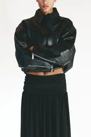 H&m Bubble-hem Jersey Skirt