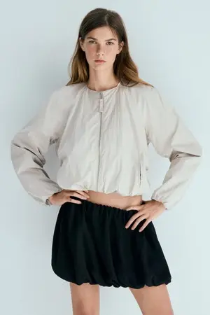 H&m Bubble Hem Skirt