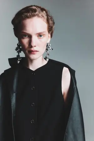 H&m Long Fitted Waistcoat