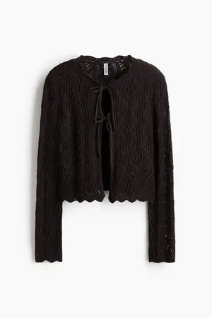 H&M Pointelle-knit Cardigan