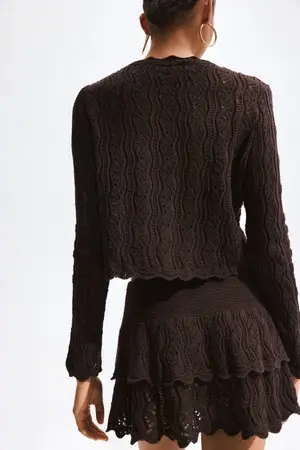 H&M Pointelle-knit Cardigan