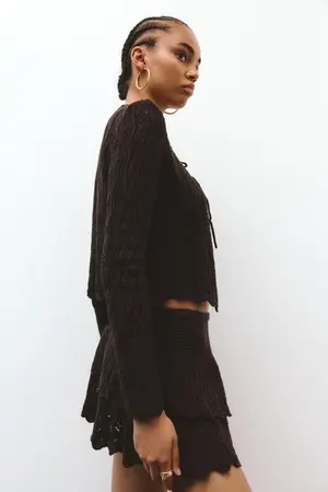 H&M Pointelle-knit Cardigan