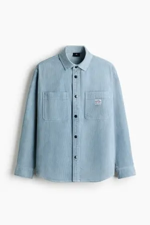 H&M Oversized Cotton Corduroy Shirt