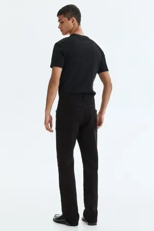 H&M Regular Fit Stretch Denim Jeans - Denim Black