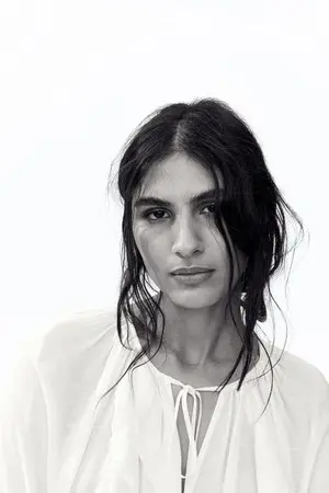 H&m Oversized Blouse With Flounce Trim - White