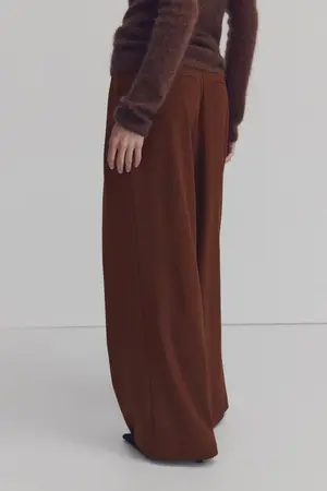 H&m Layered Look Wide Leg Trousers