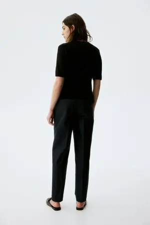 H&m Mama Cigarette Trousers Ankle Length