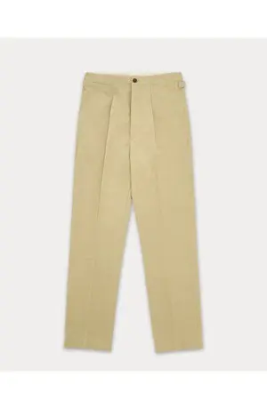 FORTELA Oklahoma Cotton Canvas Trousers - Camel