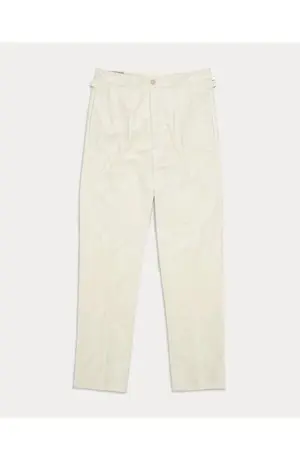FORTELA Oklahoma Cotton Canvas Trousers - Ecru