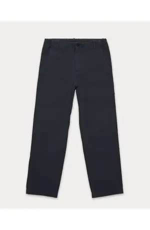 FORTELA Hector Herringbone Cotton Trousers - Blue