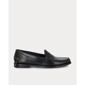 FORTELA Valerie Calf Leather Loafers - Black
