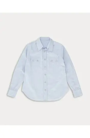 FORTELA Toledo Striped Texan Shirt - Blue