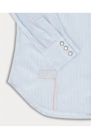 FORTELA Toledo Striped Texan Shirt - Blue