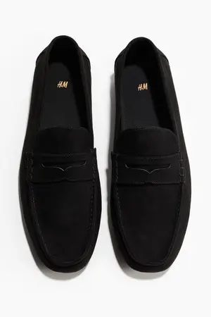 H&m Driving Loafers With Decorative Tab And Moccasin Seam