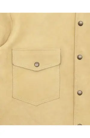 FORTELA Deerskin Leather Jacket - Cream