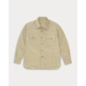 FORTELA Cpo 2.0 Cotton Drill Overshirt - Beige