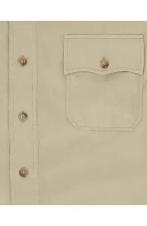 FORTELA Cpo 2.0 Cotton Drill Overshirt - Beige