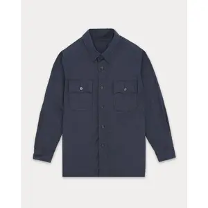 FORTELA Cpo 2.0 Cotton Drill Overshirt - Blue