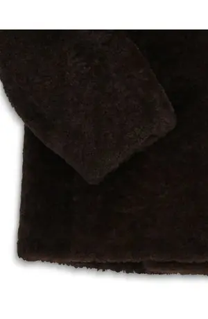 FORTELA Perce Shearling Double-breasted Coat
