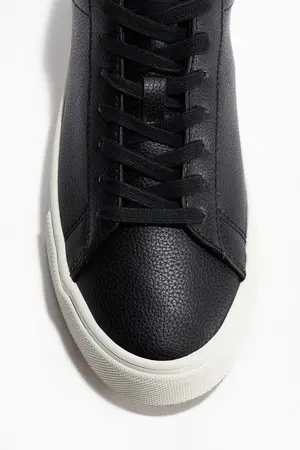 H&m Lace Up Sneakers - Black