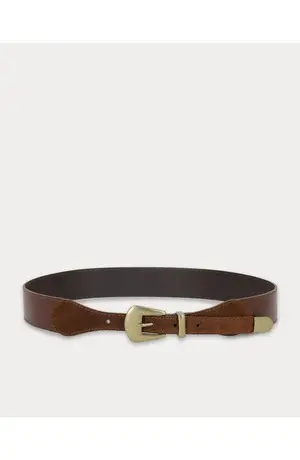 FORTELA Taylor Double Leather Belt - Brown